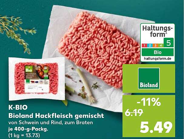 Hackfleisch Gemischt 300 G Sb-Packung Angebot bei diska - ProspektGuru.de
