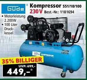 Kompressor 551/10/100 230V Angebot bei Norma - ProspektGuru.de
