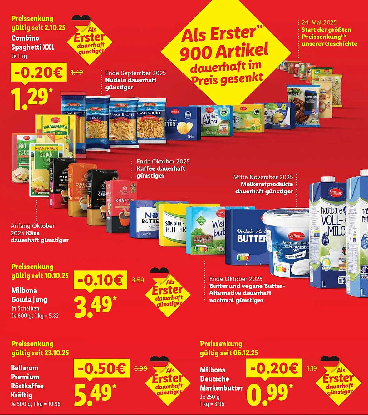 Milbona Gouda Jung Angebot bei Lidl - ProspektGuru.de