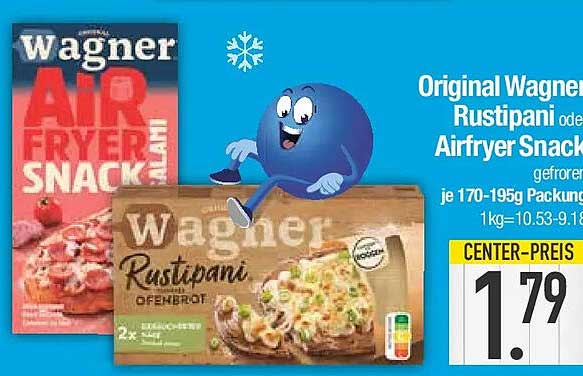 Original Wagner Rustipani Oder Airfryer Snack Angebot bei E-Center ...