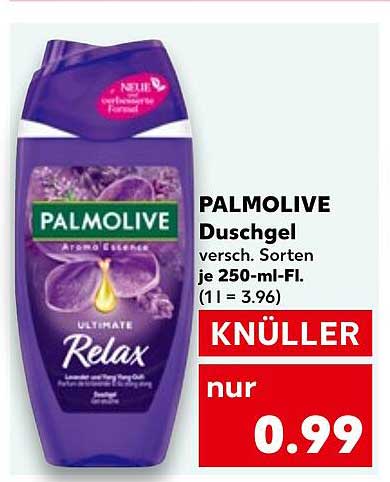 Palmolive Duschgel Versch. Sorten 250-Ml-Flasche (1L = 3.96) Angebot ...