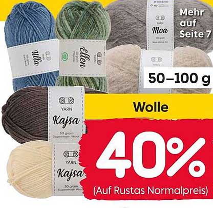 Wolle Angebot bei Rusta - ProspektGuru.de
