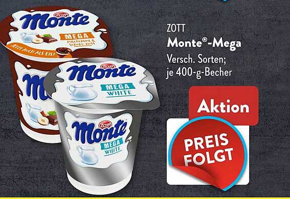 Zott Monte Mega Angebot bei Lidl - ProspektGuru.de