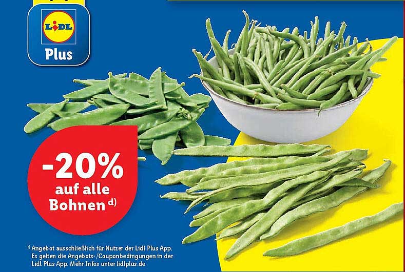 -20% Auf Alle Bohnen Angebot bei Lidl - ProspektGuru.de