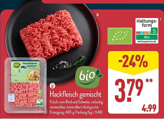 Hackfleisch Gemischt Angebot bei Aldi Nord - ProspektGuru.de