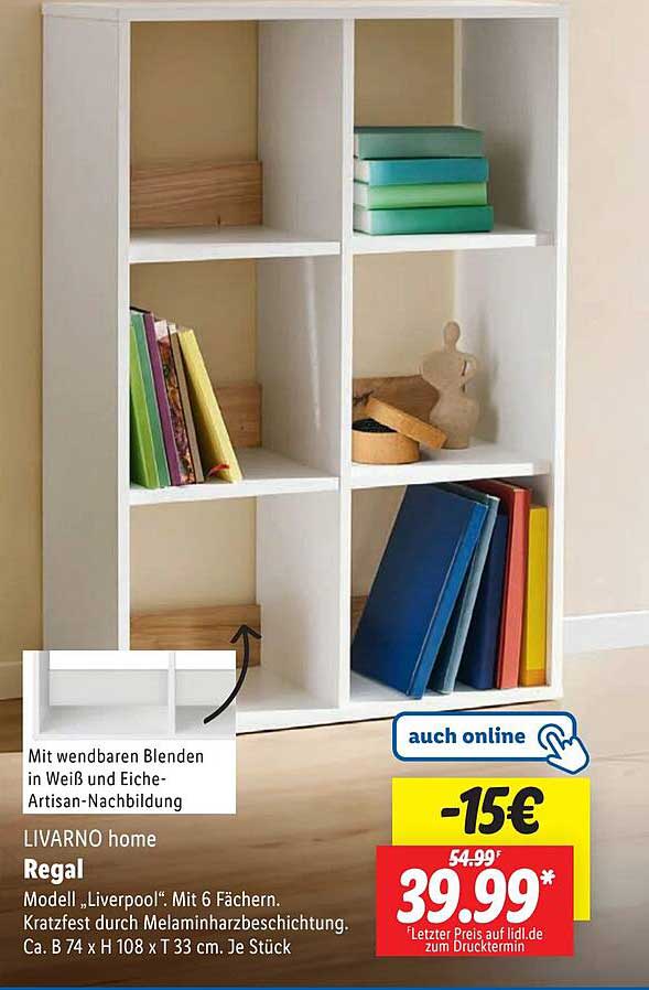 Livarno Home Regal Angebot bei Lidl