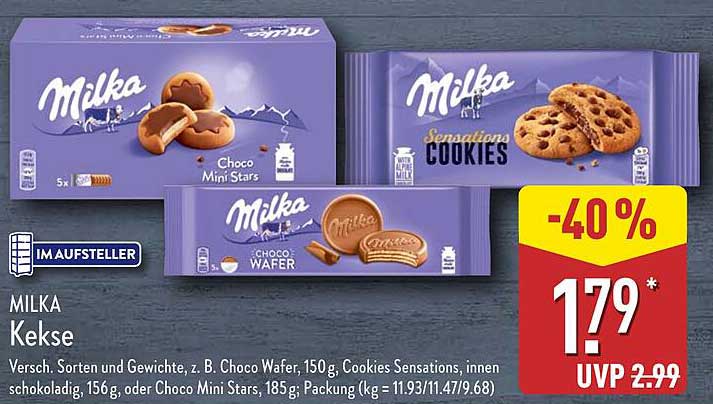 Milka Kekse Angebot bei Aldi Nord