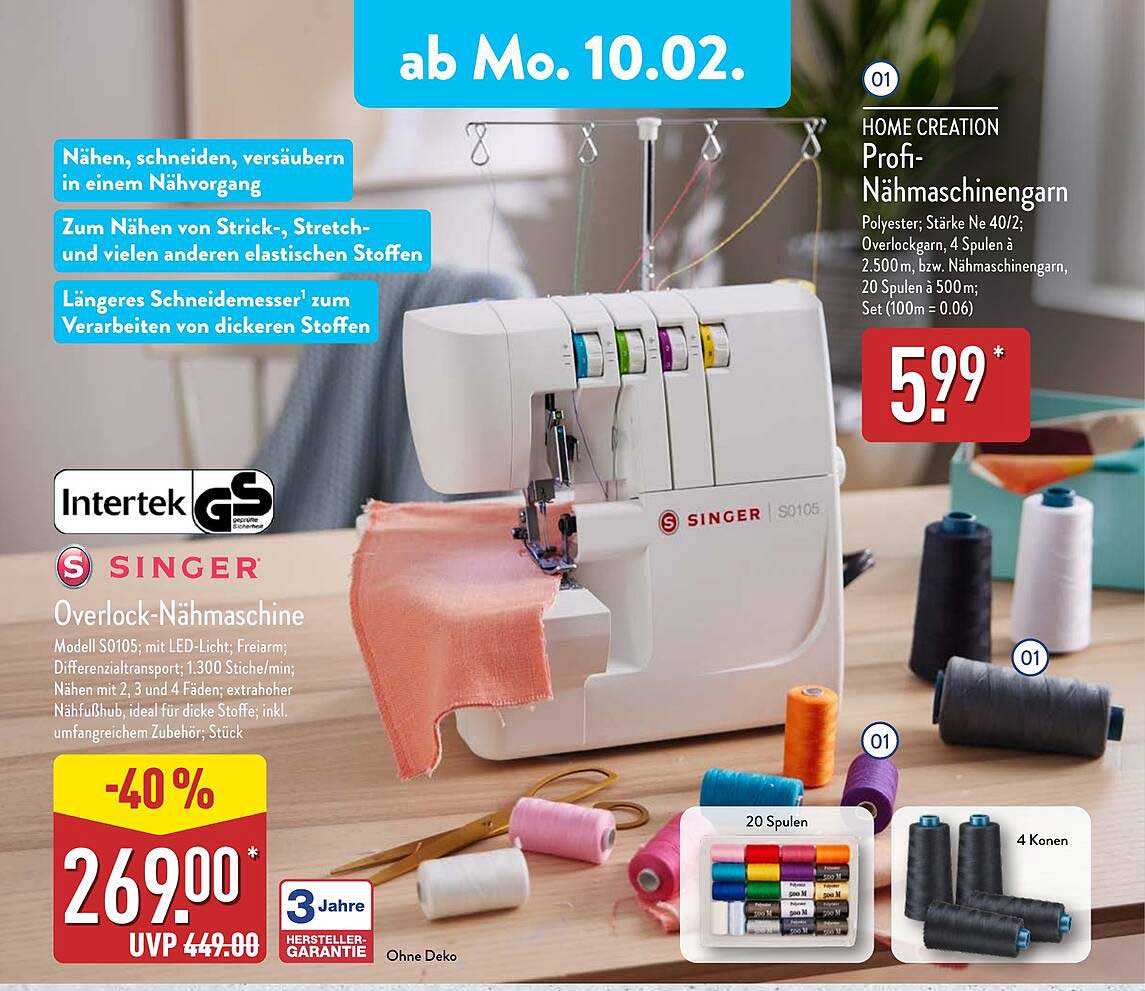Nahmaschine Angebot Aldi