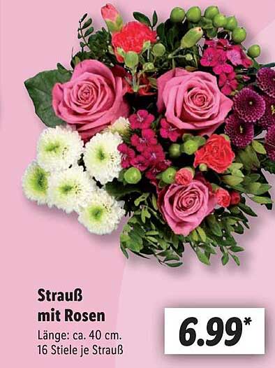 Strauß Mit Rosen Angebot bei Lidl