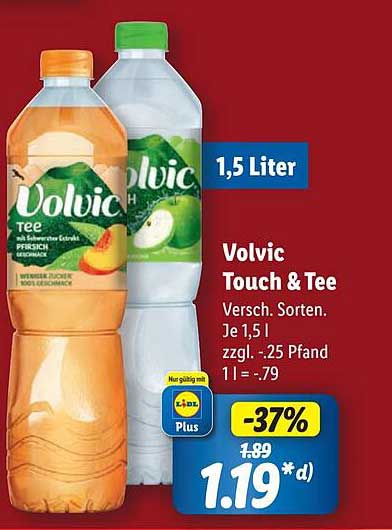 Volvic Touch & Tee Angebot bei Lidl