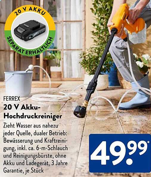 Ferrex Akku Hochdruckreiniger