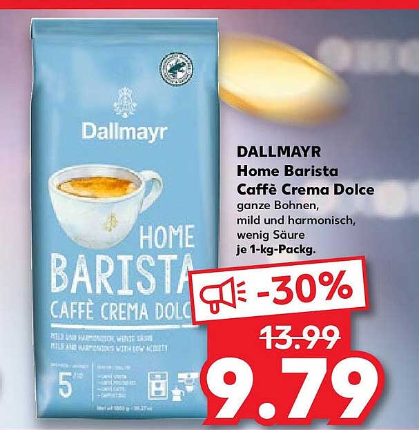 Dallmayr Home Barista Caffè Crema Dolce Angebot bei Kaufland