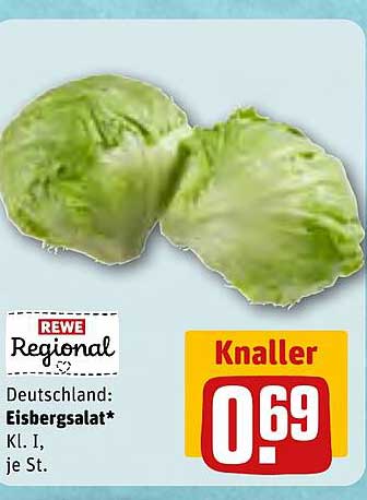 Eisbergsalat* Angebot bei REWE