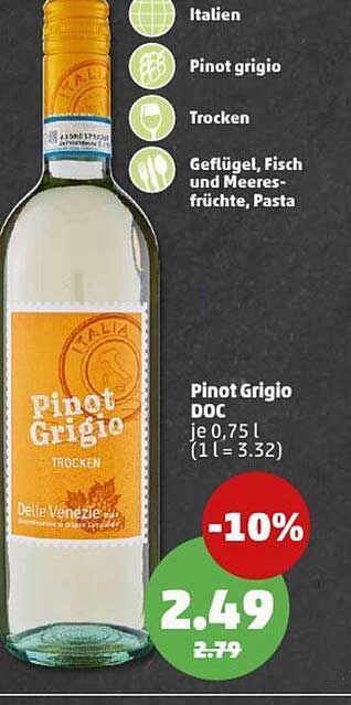 Pinot Grigio Doc Angebot bei Penny - ProspektGuru.de