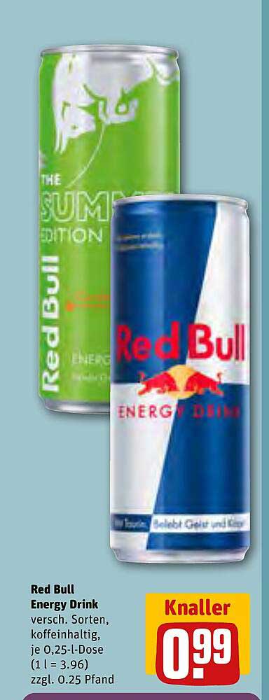 Red Bull Energy Drink Angebot bei REWE