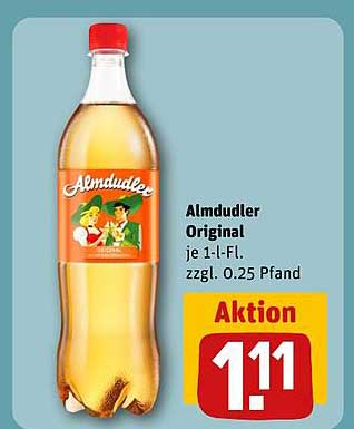 Almdudler Original Angebot bei REWE Center - ProspektGuru.de