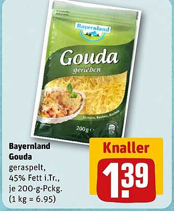 Bayernland Gouda Angebot bei REWE Kaufpark