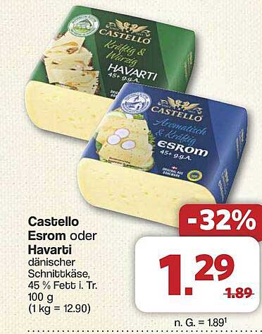 Castello Esrom Oder Havarti Angebot bei Famila Nord West
