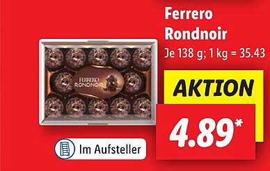 Ferrero Rondnoir Angebot bei Lidl