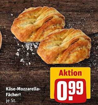 Käse-Mozzarella-Fächer Angebot bei REWE Center