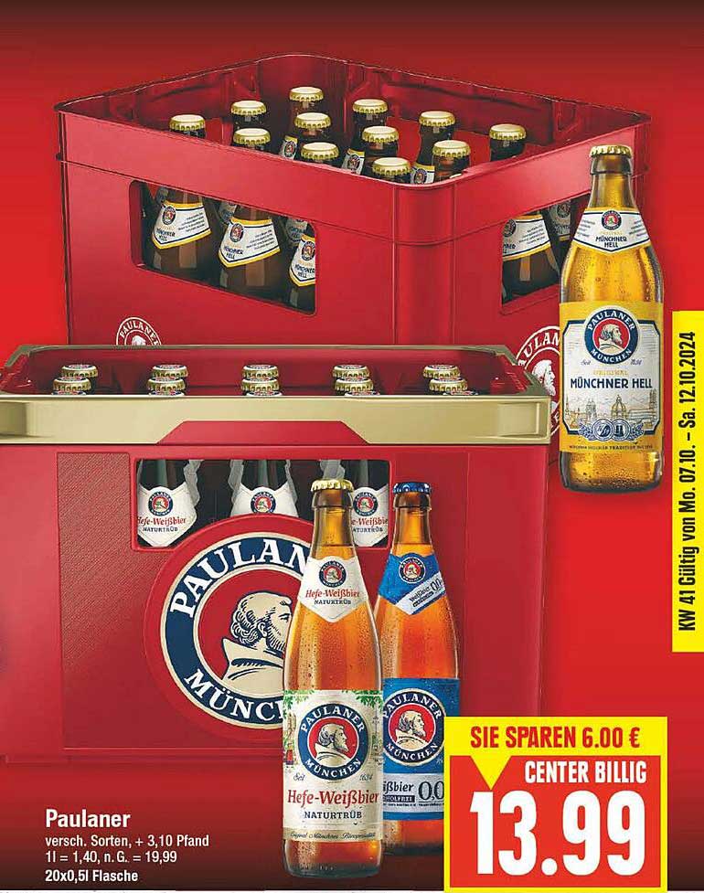 Paulaner Angebot bei E-Center - ProspektGuru.de