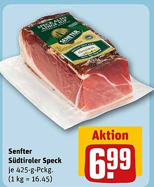 Senfter Südtiroler Speck Angebot bei REWE Center