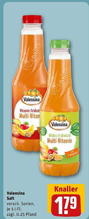 Valensina Saft Angebot bei REWE Center
