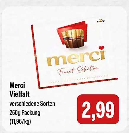 Merci Vielfalt 250G - Verschiedene Sorten Angebot bei Feneberg ...