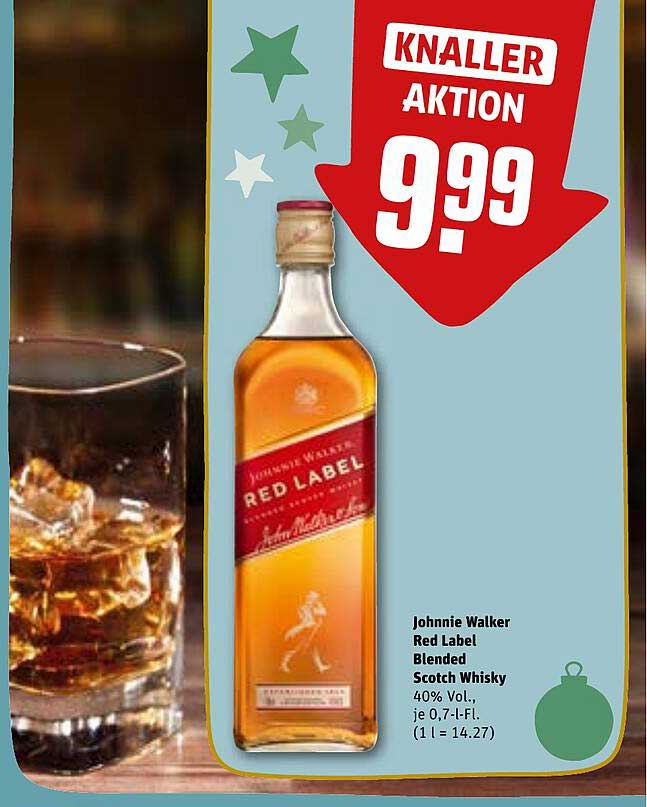 Johnnie Walker Red Label Angebot bei REWE