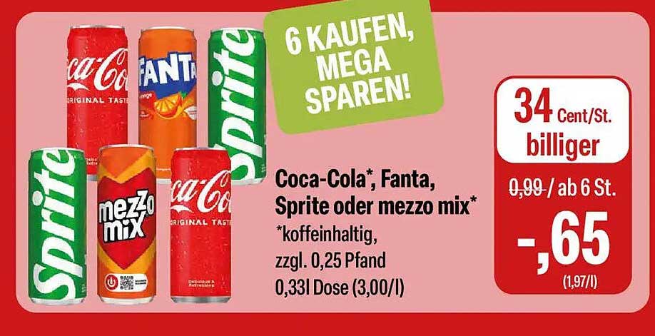Coca-Cola Angebote – Jetzt bis zu 70 % Rabatt!