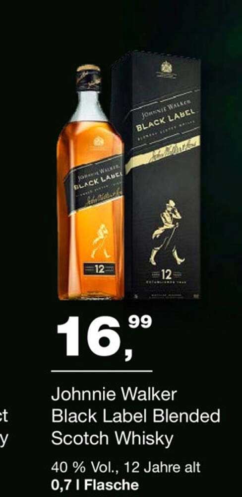 Johnnie Walker Red Label Blended Scotch Whisky 0,7 L Angebot bei ...