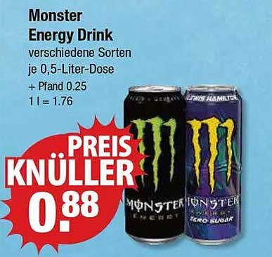 Monster Energy Angebote – Jetzt bis zu 70 % Rabatt!