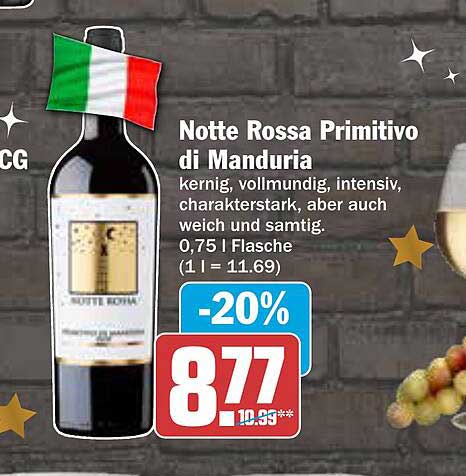 Vitello Old Vineyard Primitivo Oder Nott Rossa Primitivo Di Manduria ...
