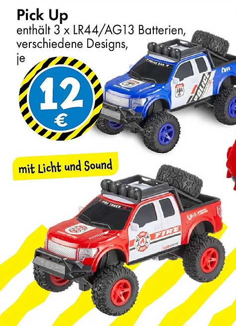 Pick Up Mit Licht Und Sound Angebot bei TEDi - ProspektGuru.de