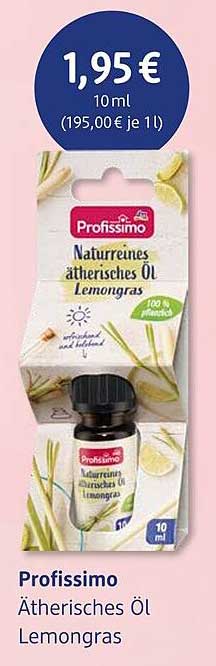 Profissimo Ätherisches Öl Lemongras Angebot bei dm - ProspektGuru.de