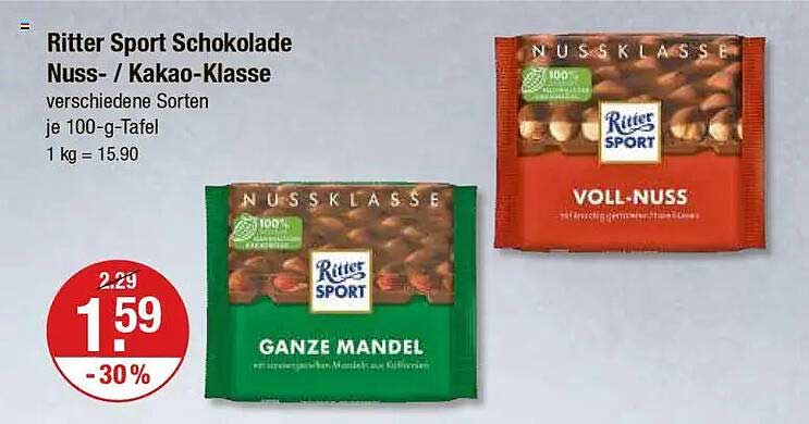 Ritter Sport Schokolade - Leckerer Genuss Für Jeden Tag Angebot bei ...