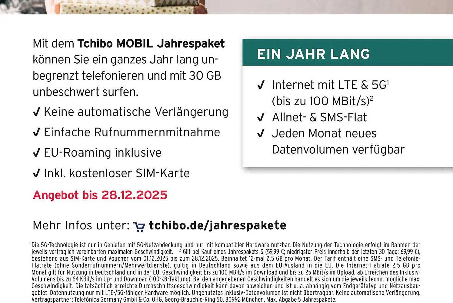 Tchibo Angebote – Jetzt bis zu 70 % Rabatt!