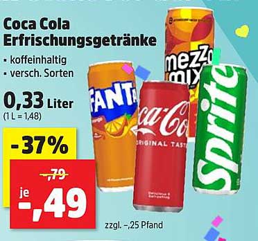 Coca Cola Erfrischungsgetränke Angebot bei Thomas Philipps ...
