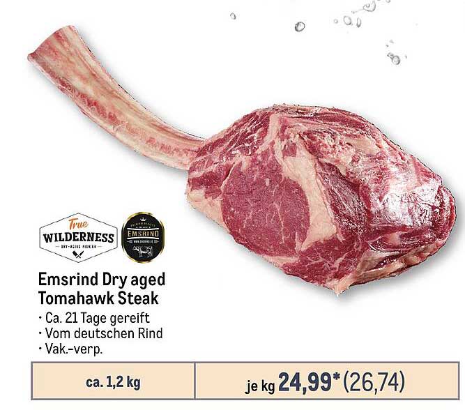 Emsrind Dry Aged Tomahawk Steak Angebot bei METRO