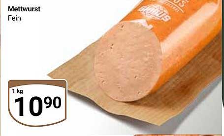 Mettwurst Fein Angebot bei Globus