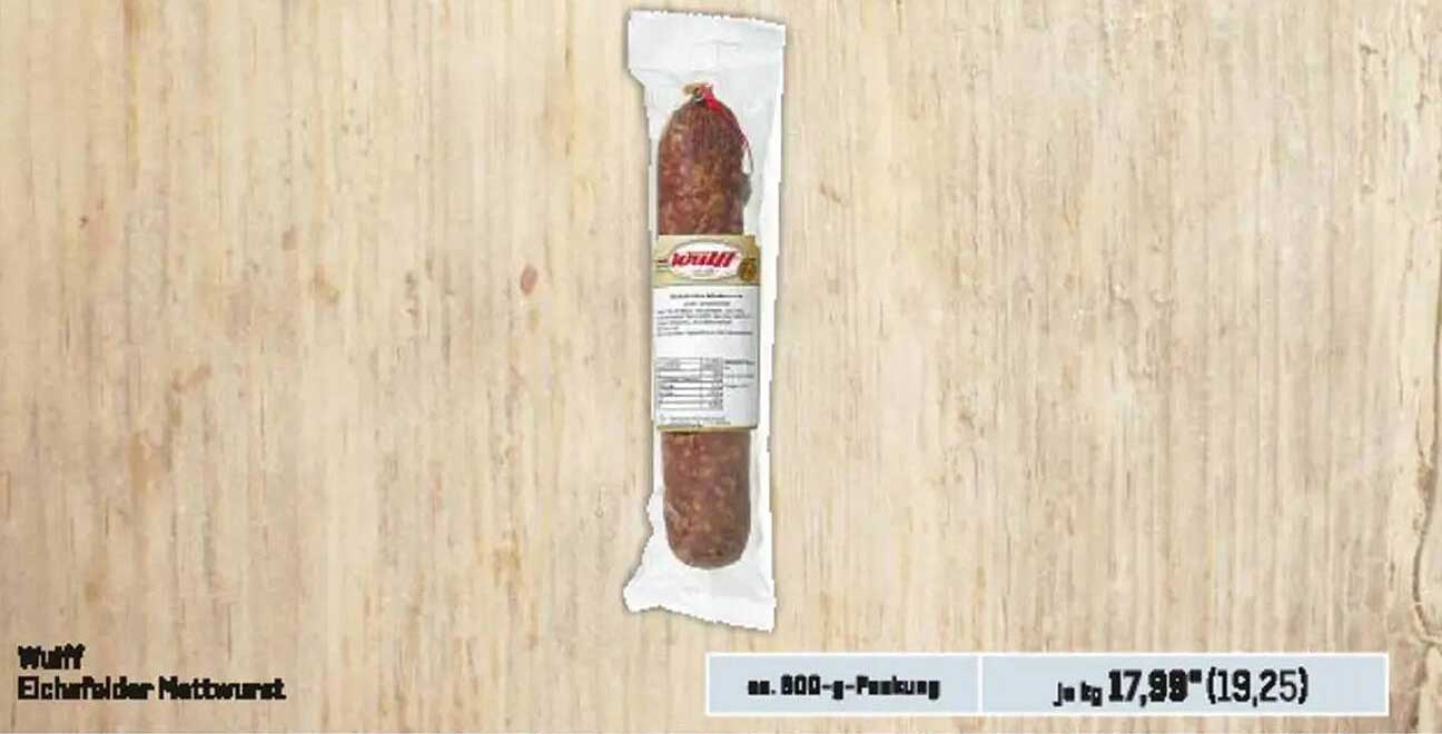 Wurst Elchwürfel Mettwurst Angebot bei METRO