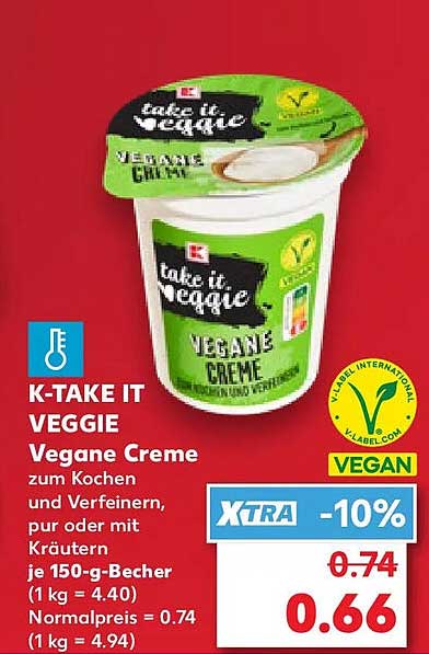 K-Take It Veggie Vegane Creme Zum Kochen Und Verfeinern, Pur Oder Mit ...