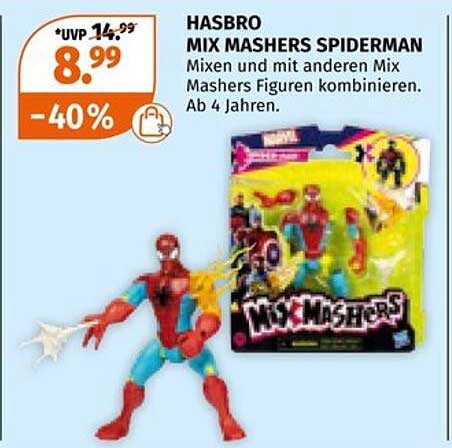 Hasbro Mix Mashers Spiderman Angebot bei Müller