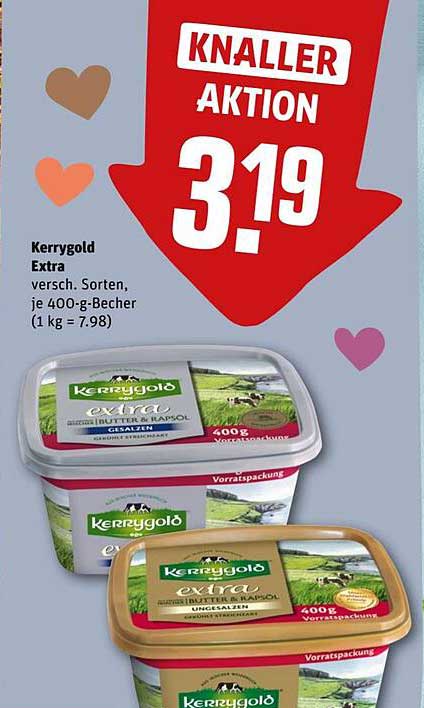 Kerrygold Extra 400-G-Becher Angebot bei REWE Center