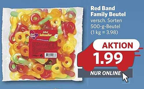 Red Band Family Beutel 500 G - Verschiedene Sorten Angebot bei Combi