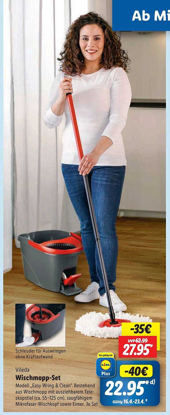 Vileda Wischmopp-Set "Easy Wring & Clean" Angebot bei Lidl
