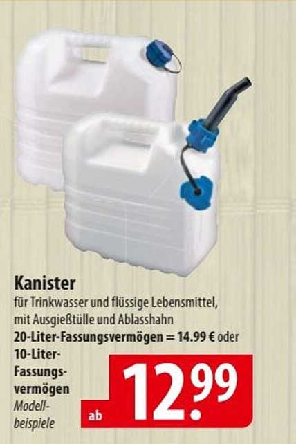 Kanister Fur Trinkwasser