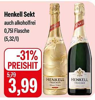 Henkell Sekt Angebot bei Feneberg