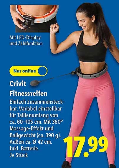 Crivit Fitnessreifen Angebot bei Lidl - ProspektGuru.de