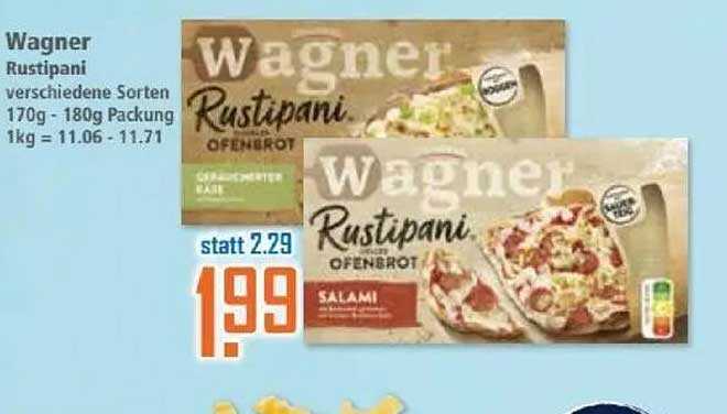 Wagner Rustipani 170G – Ofenbrot In Verschiedenen Sorten Angebot bei K ...